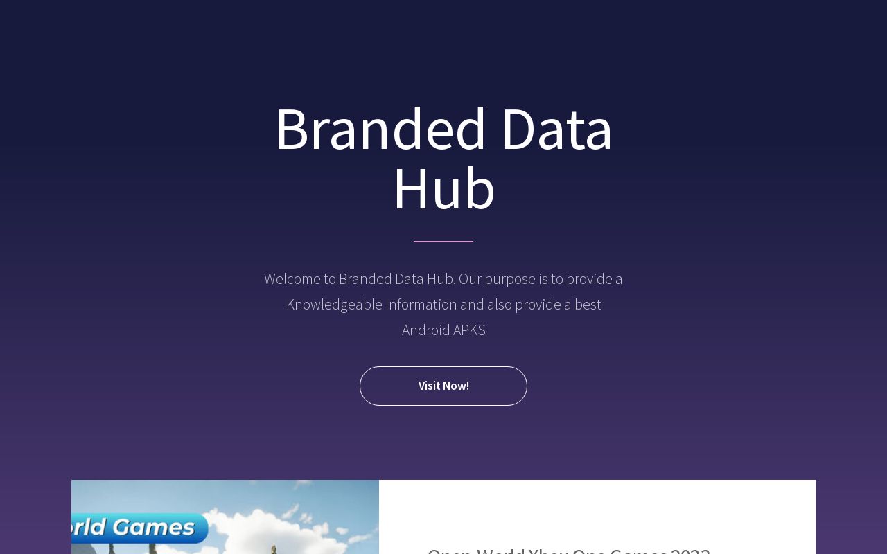 Branded Data Hub